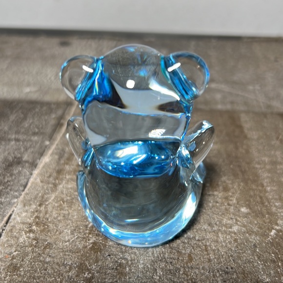 Oneida | Accents | Vintage Oneida Crystal Blue Bear Full Lead Crystal ...